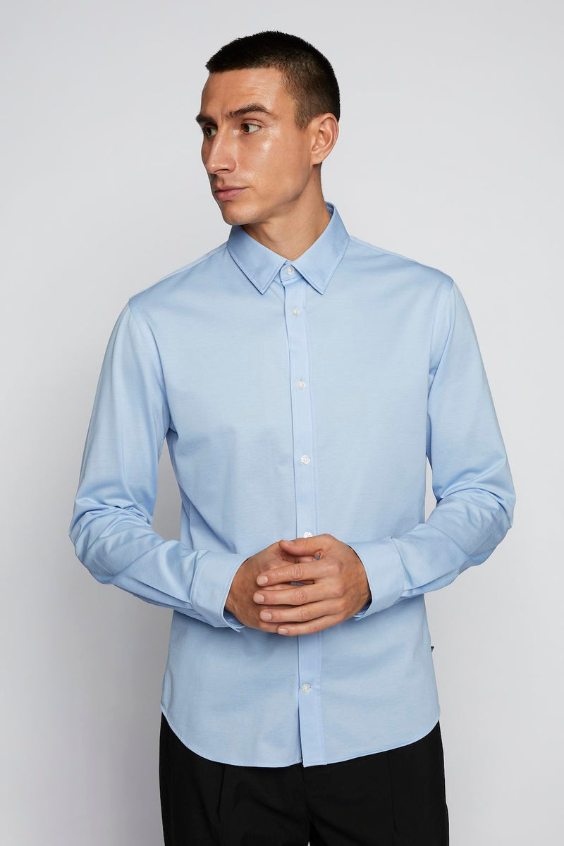 MATROSTOL BU SHIRT - CHAMBREY BLUE – Salka Verslun